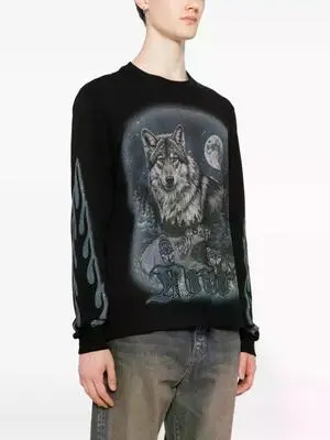 Amiri Crystal-embellished T-shirt - Black