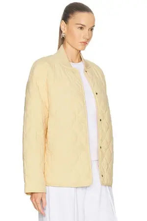 Varley Luca Quilted Jacket - Reed Yellow