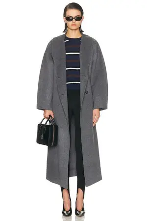 Sprwmn Cashmere Long Sleeve Striped Raglan Tee