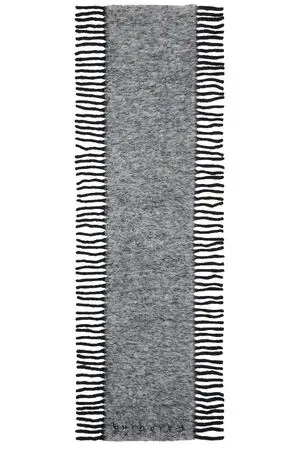 Burberry Alpaca Happy Scarf In Grey