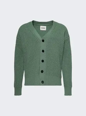 JIL SANDER Long Sleeve V-neck Cardigan