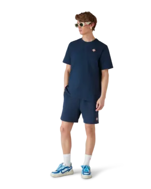 Casablanca Navy Diamond Logo Short Sleeve T-shirt - Multicolor