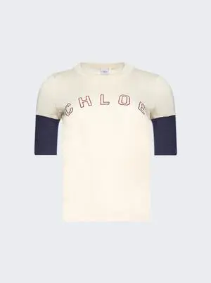 CHLOÃ© Fitted Logo Tee