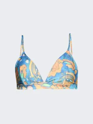 DONDE ESTEBAN El Beso Printed Bikini Top - Multicolor