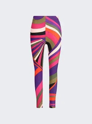 Emilio Pucci Iride Print Leggings Multicolor