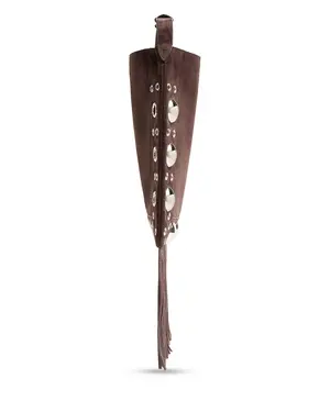 Valentino Garavani Vlogo Fringed Suede Shoulder Bag