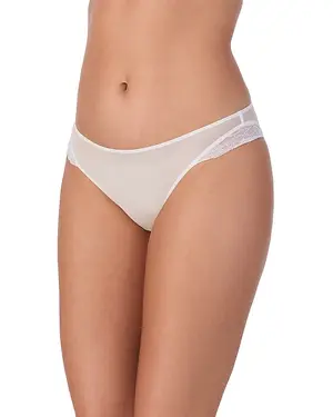 ON GOSSAMER Luxe Lace Bikini - White