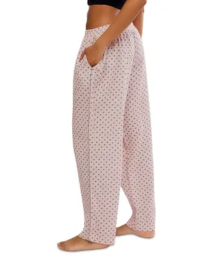 Free People Be Mine Pajama Pants - Pink