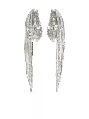 Tory Burch Runway Chain Earrings - Silver