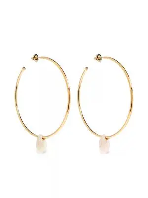 Isabel Marant Pendant Hoop Earrings - Gold