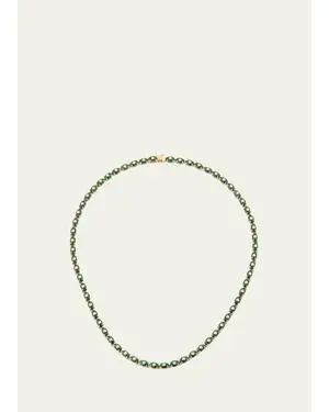 SYDNEY EVAN Tiny Carved Evil Eye Necklace