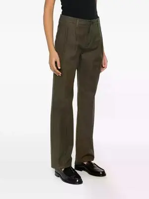 Aspesi Pleated Cotton Trousers