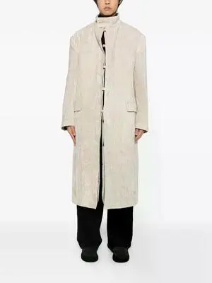 Yohji Yamamoto Velvet Stand-collar Coat