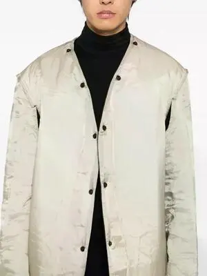Yohji Yamamoto Velvet Stand-collar Coat