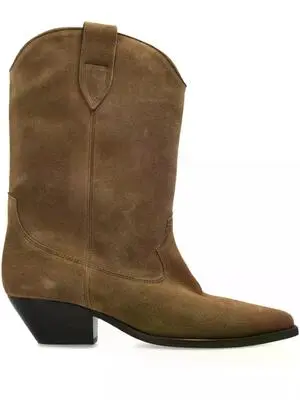Isabel Marant Duerto Western Boots - Green