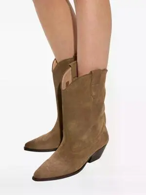 Isabel Marant Duerto Western Boots - Green