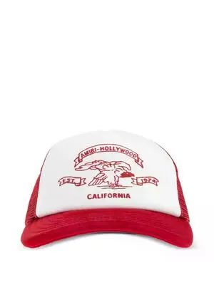 Amiri California Graphic Trucker Cap - White