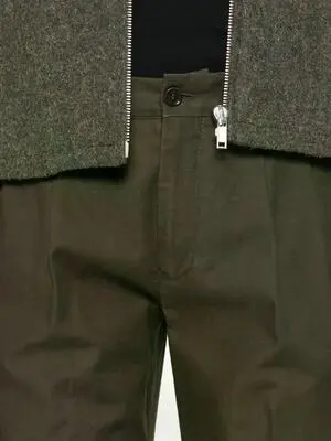 Aspesi Pleated Cotton Trousers