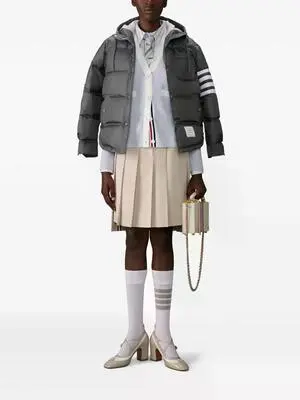 Thom Browne Striped Front-pocket Cardigan