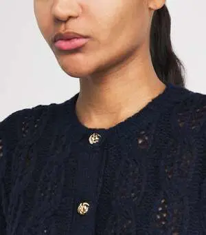 FRAME Merino Wool-blend Cape Sweater - Blue