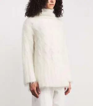 JOSEPH Mohair-blend Fortin Sweater
