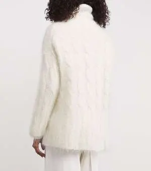 JOSEPH Mohair-blend Fortin Sweater