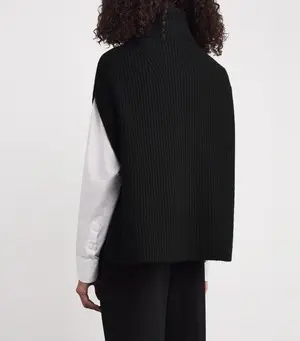 JOSEPH Cashmere-blend Raffet Sweater - Black