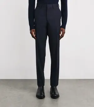 Ralph Lauren Purple Label Wool Gabardine Trousers