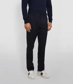 Ralph Lauren Purple Label Wool Gabardine Trousers
