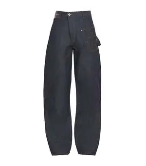 JW Anderson Twisted Wide-leg Jeans - Blue