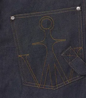 JW Anderson Twisted Wide-leg Jeans - Blue