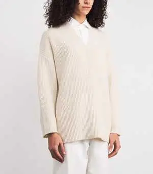 JOSEPH Cashmere Ribbed Noel Sweater