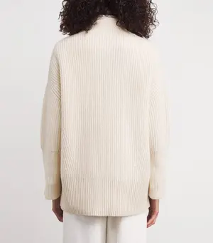 JOSEPH Cashmere Ribbed Noel Sweater