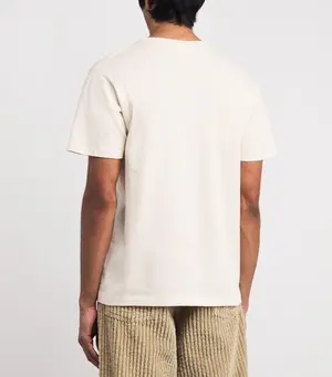 JW Anderson Paint Splatter Logo T-shirt - Beige