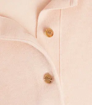 Victoria Beckham Merino Wool Polo Sweater