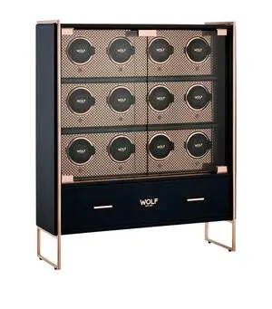 Wolf Axis 12-piece Watch Winder Cabinet