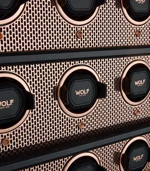 Wolf Axis 12-piece Watch Winder Cabinet