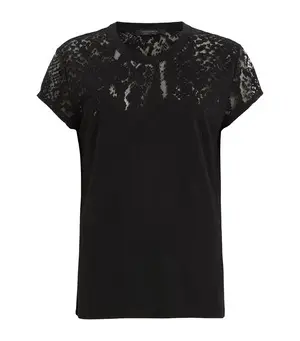 ALLSAINTS Anna Snake-print T-shirt
