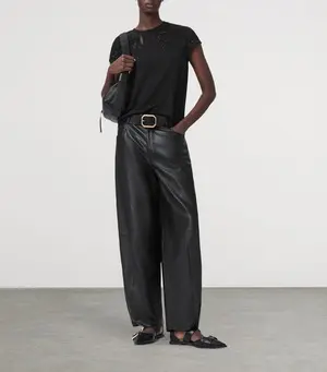 ALLSAINTS Anna Snake-print T-shirt
