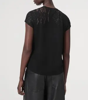 ALLSAINTS Anna Snake-print T-shirt