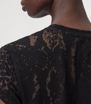 ALLSAINTS Anna Snake-print T-shirt