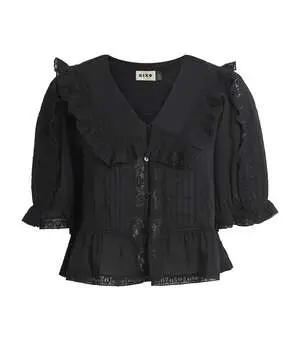 Rixo Cotton Ellery Blouse