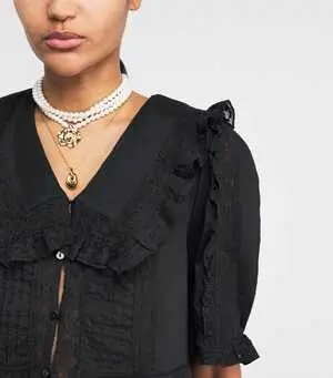 Rixo Cotton Ellery Blouse