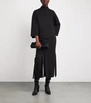 JOSEPH Larrey Milano Knit Compact Sweater - Black
