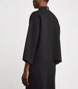 JOSEPH Larrey Milano Knit Compact Sweater - Black