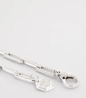 Shay Gold And Diamond Flat Cable Link Necklace