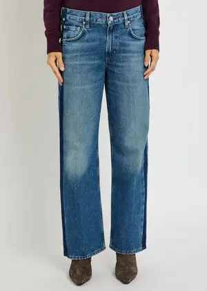 Citizens Of Humanity Lindz Relaxed Straight-leg Jeans - Blue