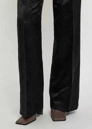Gabriela Hearst Norman Floral-jacquard Silk Trousers