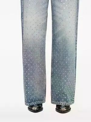 Monse Crystal-studs Embellished Jeans