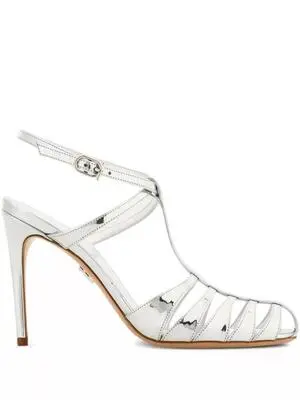 FERRAGAMO 90mm Cage Stiletto Sandals